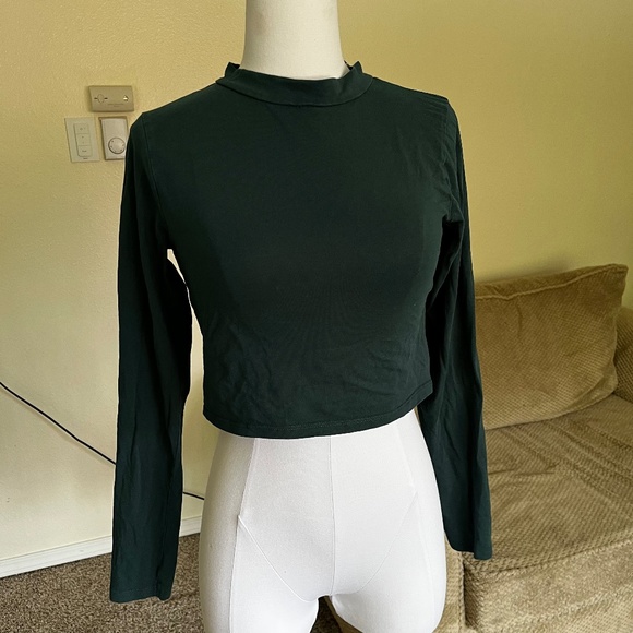 Fashion Nova | Tops | Dark Green Long Sleeve Top | Poshmark